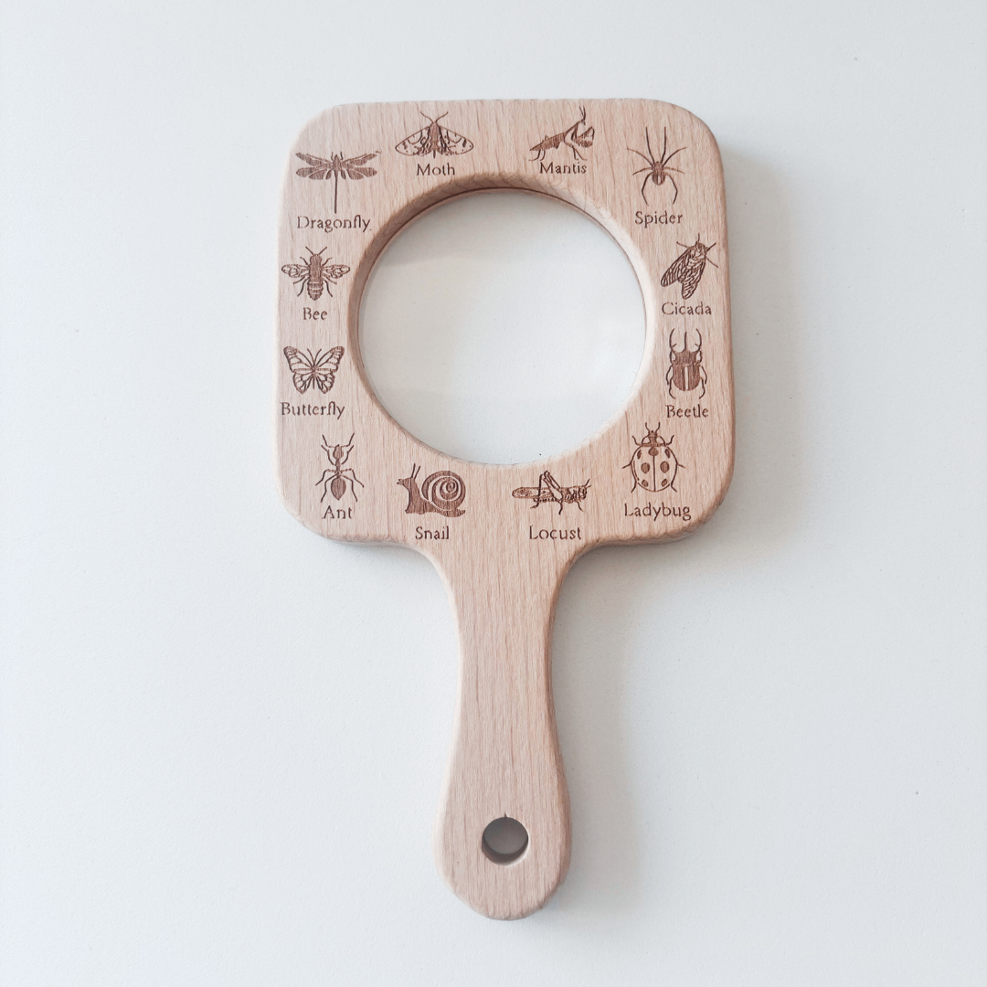 Wooden Bug Magnifying Glass – Freeplay